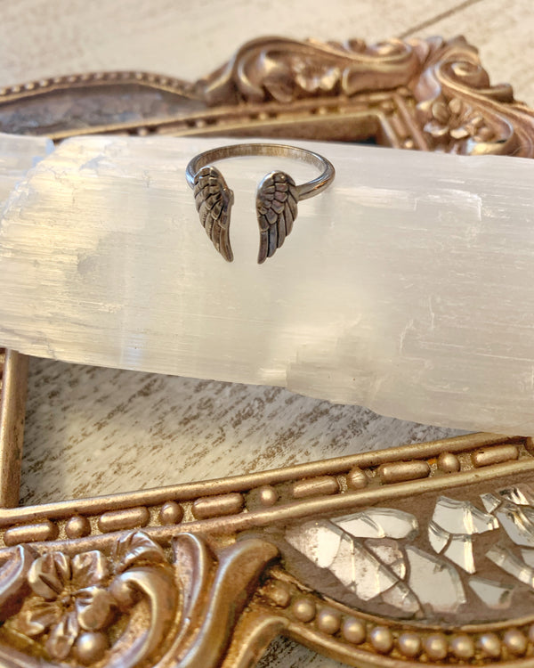 Sterling Angel ring - Holistic Arts